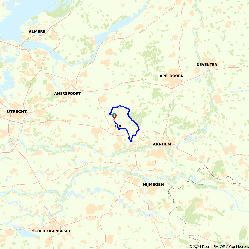 Enjoy cycling through Ede and the Veluwe - Ede - Cycling route | Route.nl