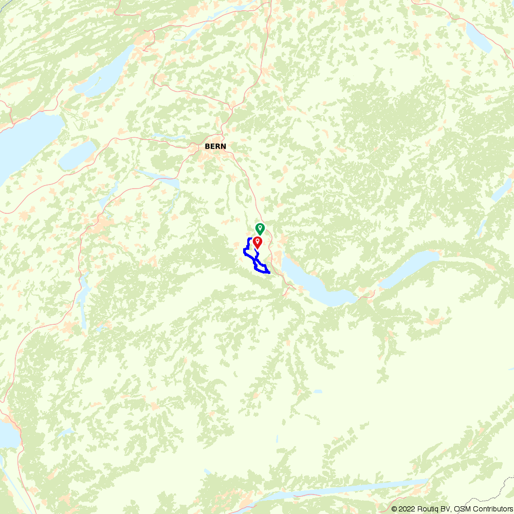 360 Moränenseeroute - Uetendorf - Wandelroute | Route.nl