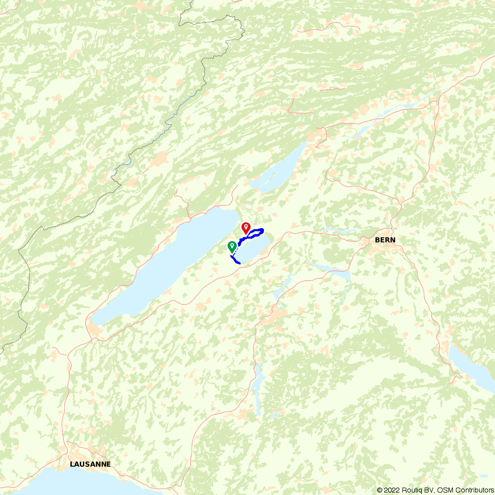 Tour du Lac de Morat - Vully-les-Lacs - Hiking route | Route.nl