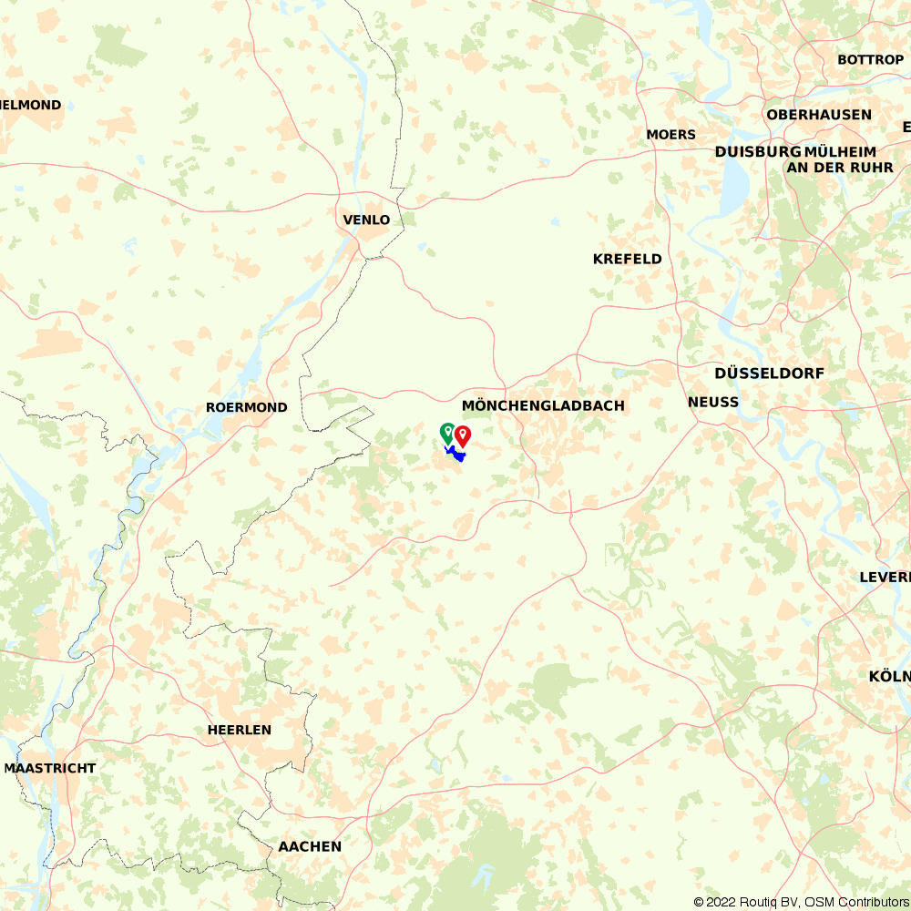 3739149 Nordic Walking Park Wegberg Route Grun