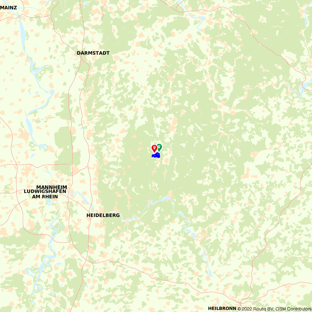 Rundwanderweg Beerfelden Dicke Eiche 6: Kiesebuckel-Weg - Oberzent ...