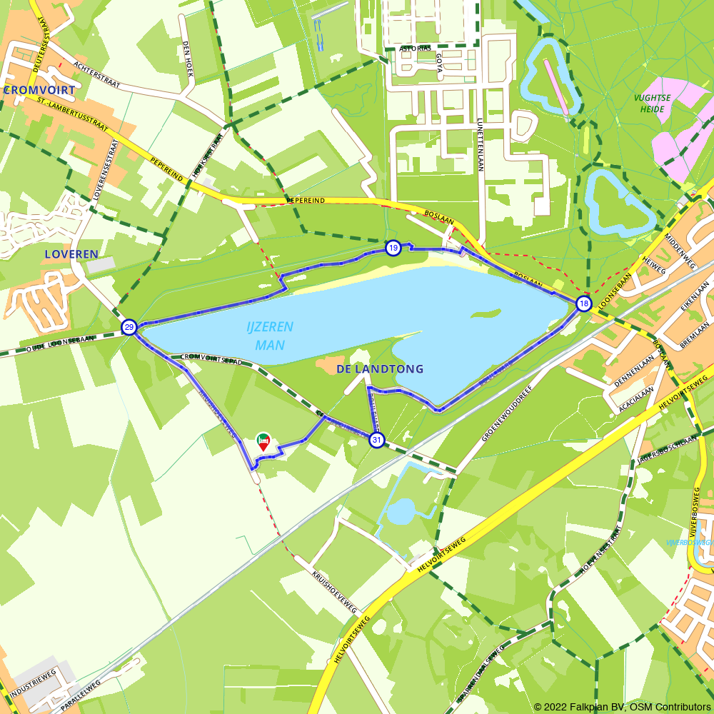 Iron Man Tour - Vught - Hiking route | Route.nl
