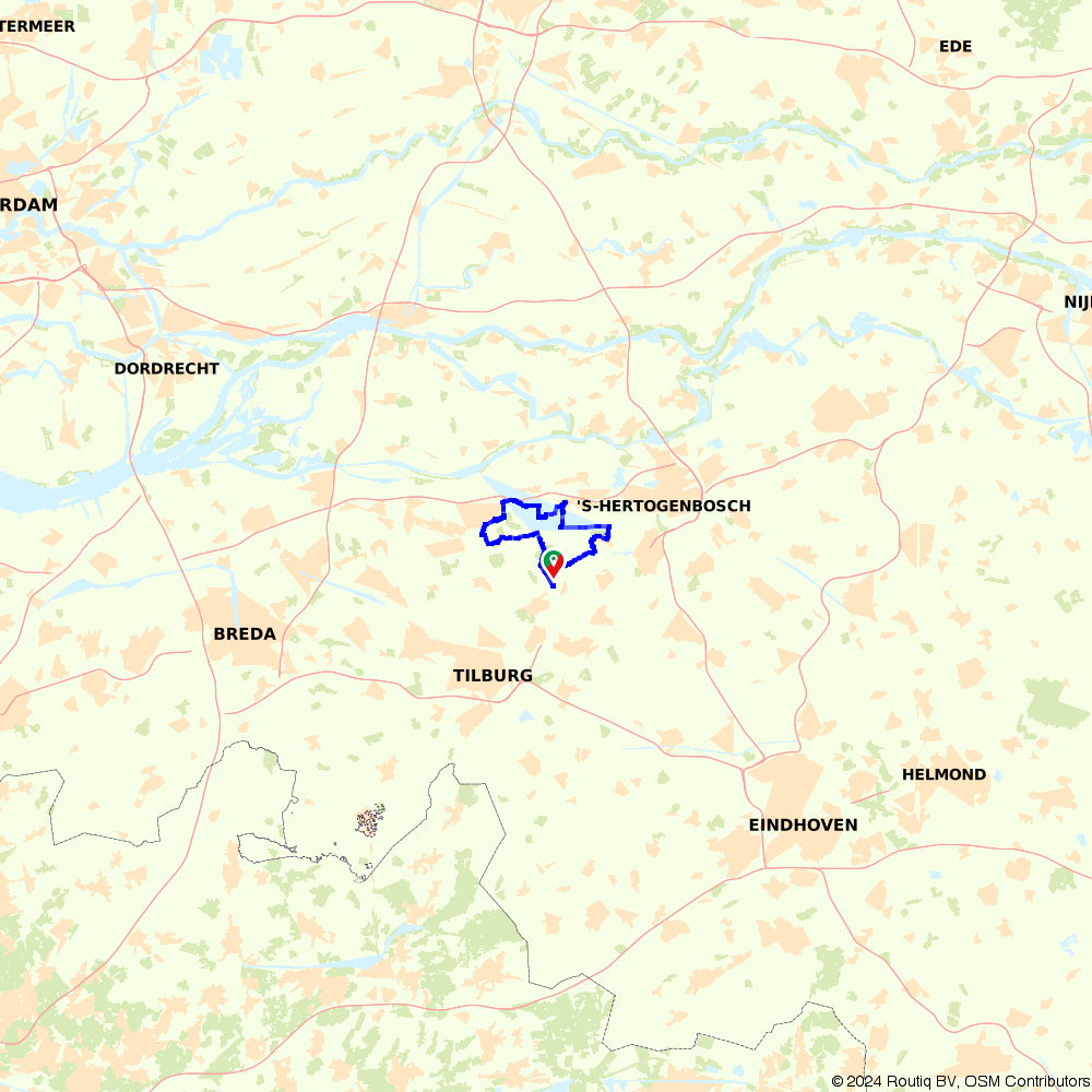 3750315 route through Drunen