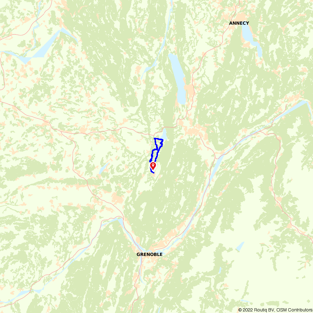 Circuit de la Reine - Les Échelles - Hiking route | Route.nl