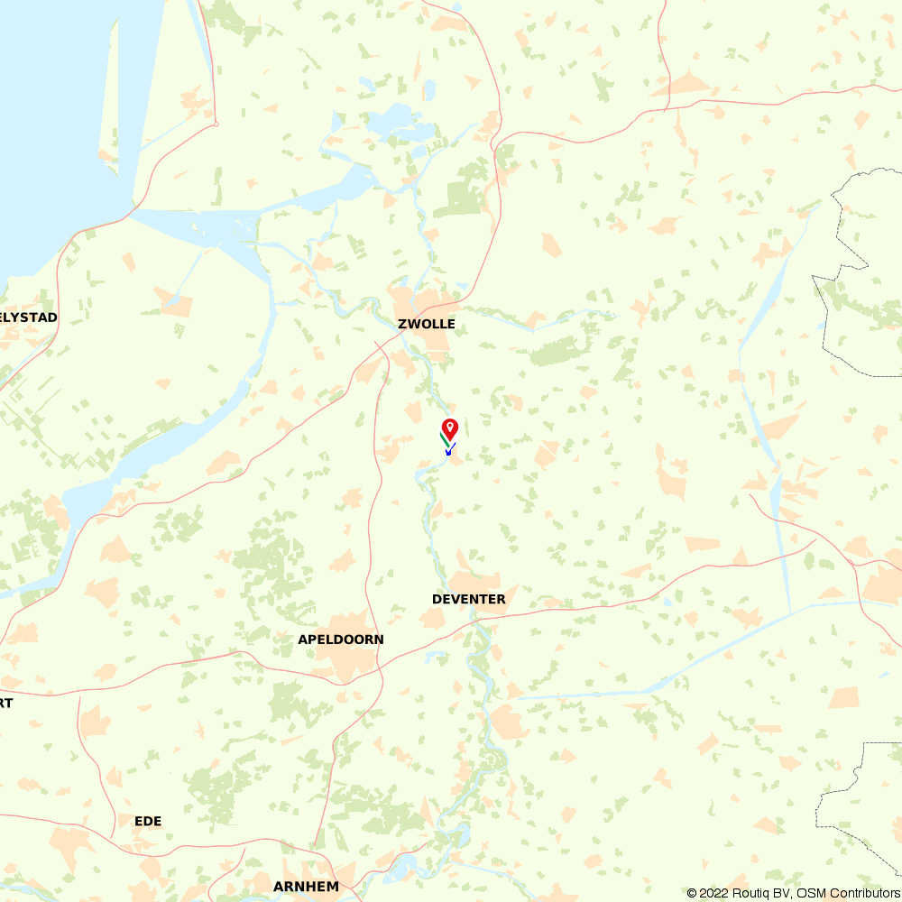 WNW Salland - Wijhe - red route - Olst-Wijhe - Hiking route | Route.nl