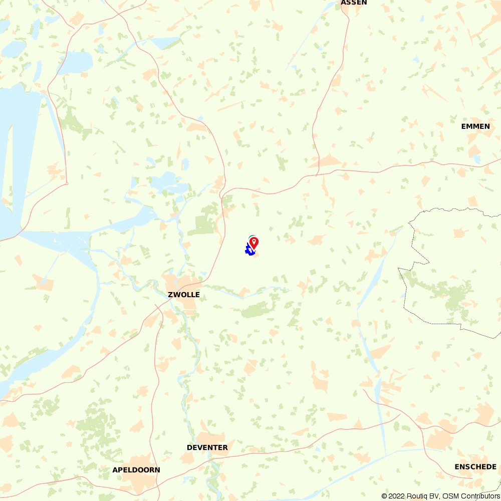 3758500 WNW Vechtdal - Nieuwleusen - yellow route