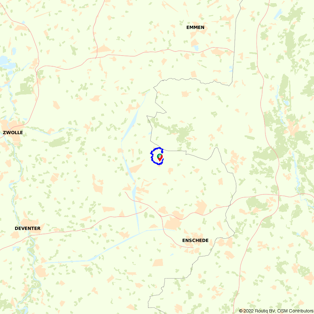 round sander - Tubbergen - Cycling route | Route.nl