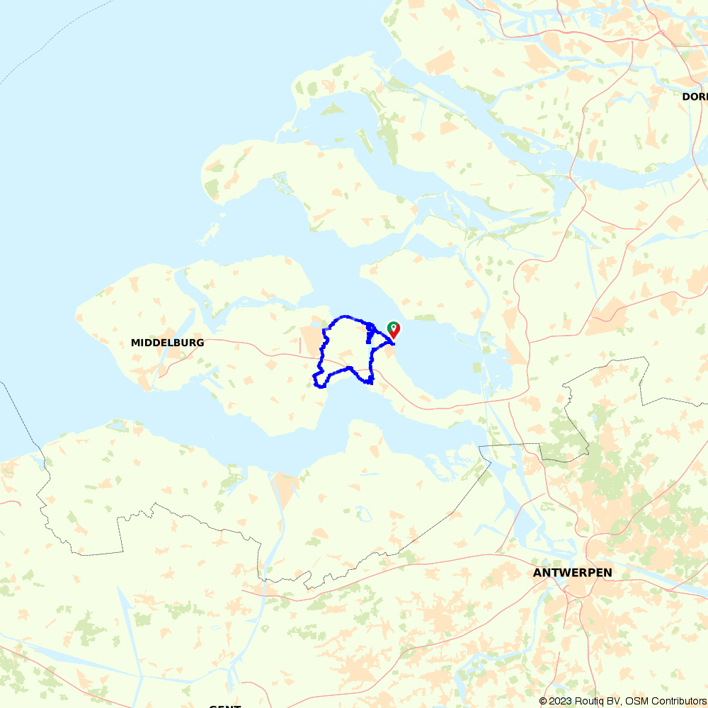 Tour of Yerseke, with nature reserve - Yerseke - Cycling route | Route.nl