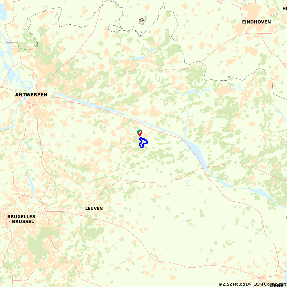 Westel - Westerlo - Cycling route | Route.nl