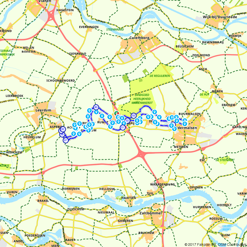 Zonnewijzerroute Beesd-Tricht-Geldermalsen-Deil-Acquoy - West Betuwe ...