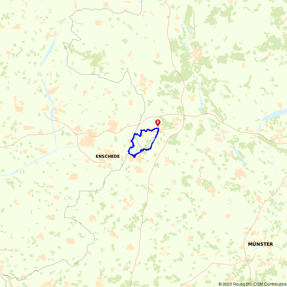 Bad Bentheim - Losser - Gronou and back - Bad Bentheim - Cycling route ...