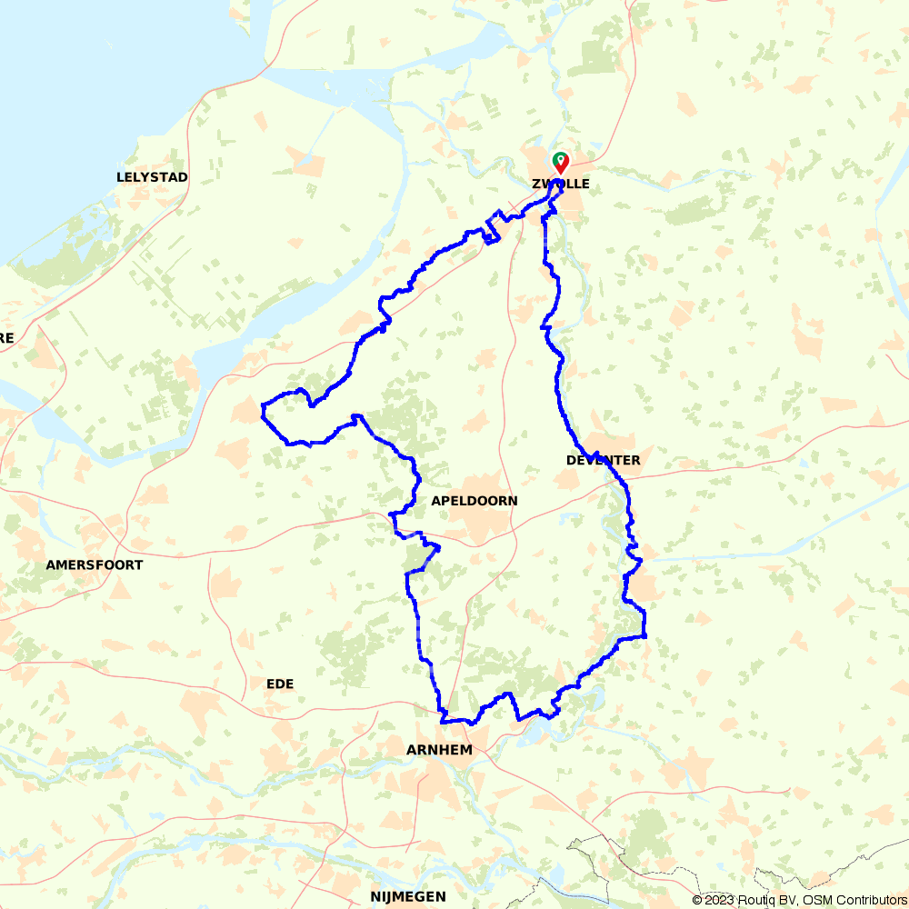 Zwolle, Veluwe tour and more - - Cycling route | Route.nl