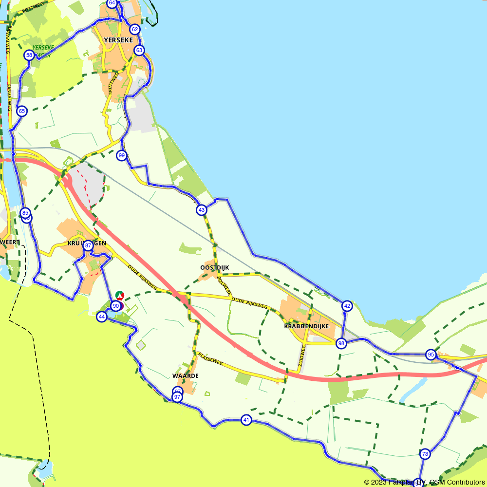 Tour of Yerseke and Western Scheldt - Reimerswaal - Cycling route ...