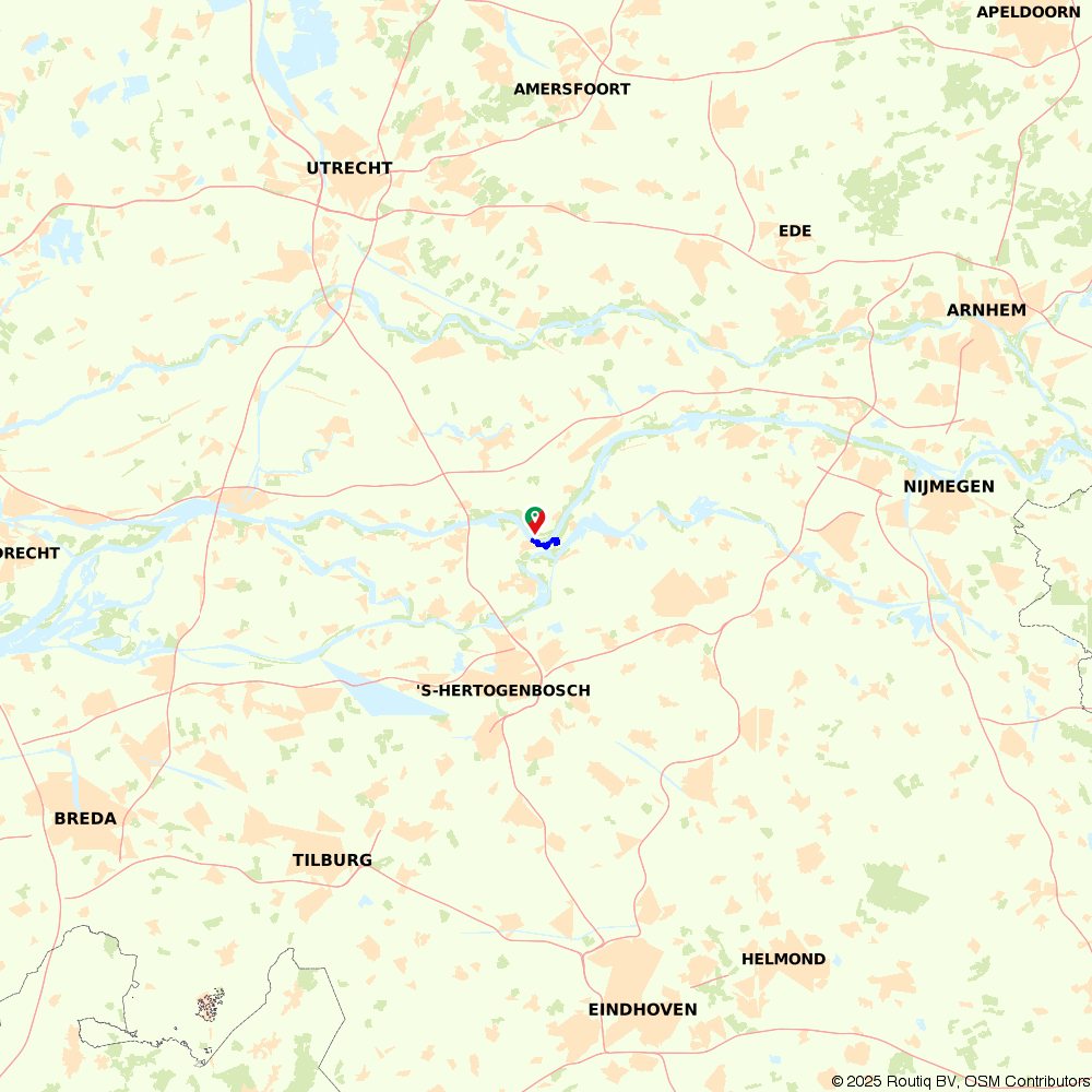 wandeling fort sint andries - Maasdriel - Wandelroute | Route.nl