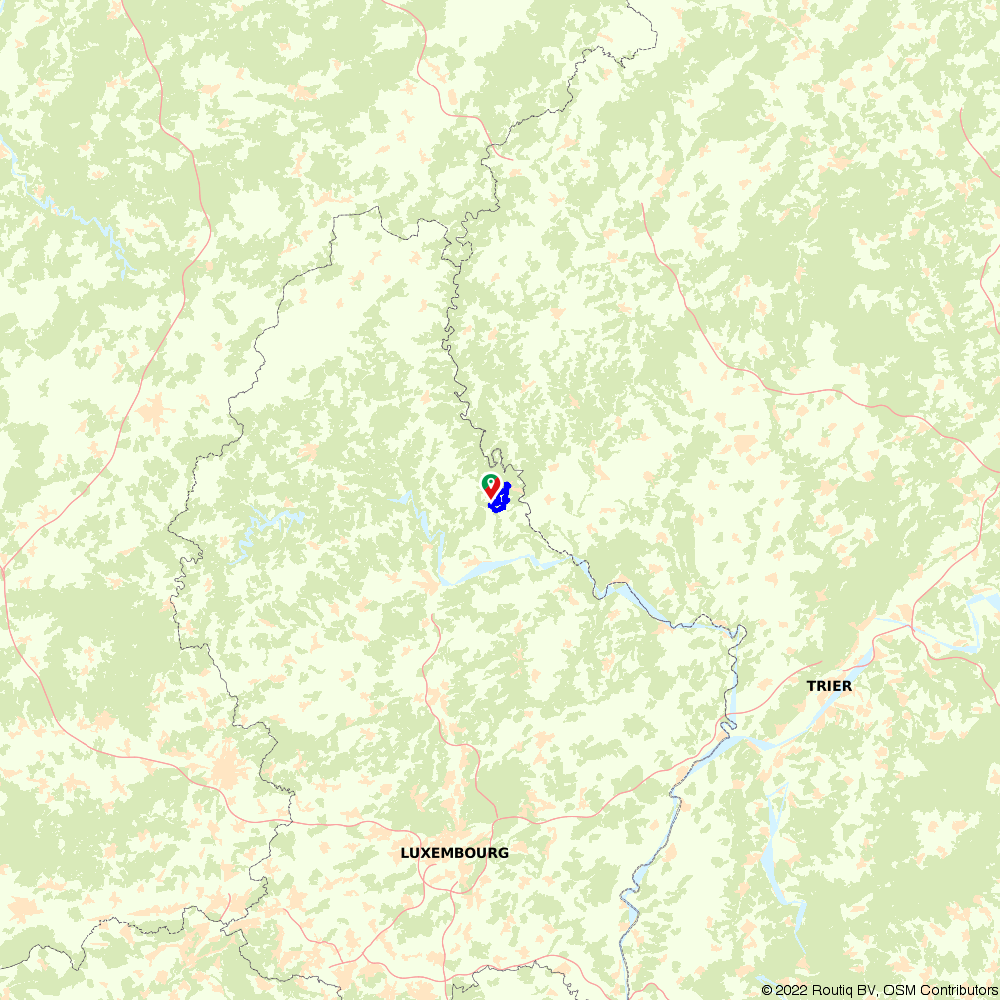 vianden - Vianden - Hiking route | Route.nl