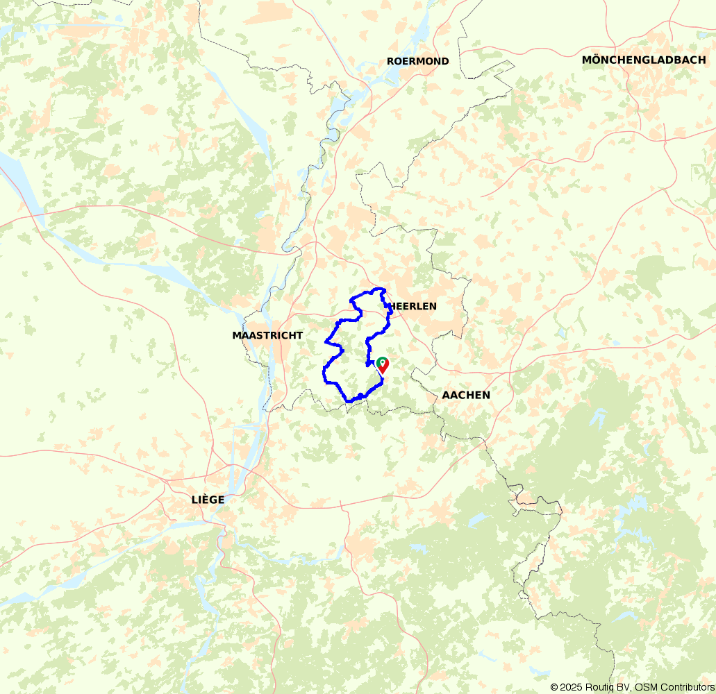 Cycling between Maastricht and Heerlen - Gulpen-Wittem - Cycling route ...
