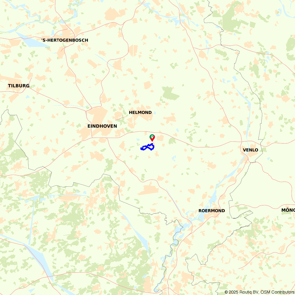 Walking through Someren and along the Keelven - Someren - Hiking route ...