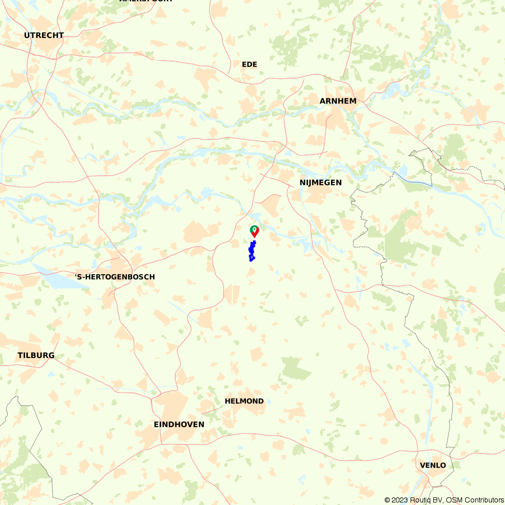 Walking through Reek and the Mineursberg - Landerd - Hiking route ...