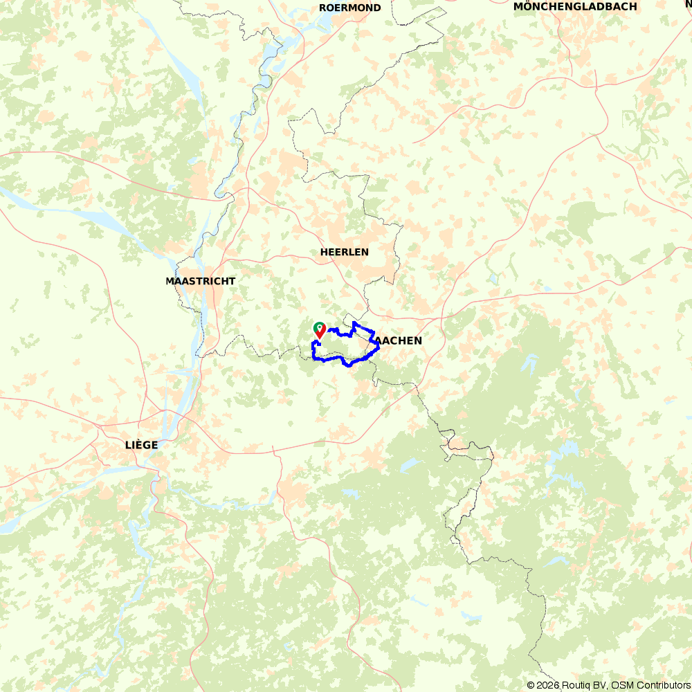 route 1 Vaals - Vaals - Cycling route | Route.nl
