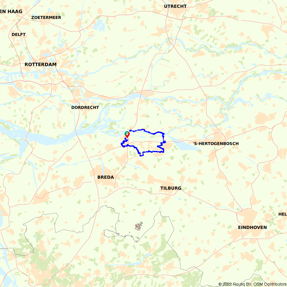 Tour Geertruidenberg, Bergsche Maas, Waalwijk, S Gravenmoer ...