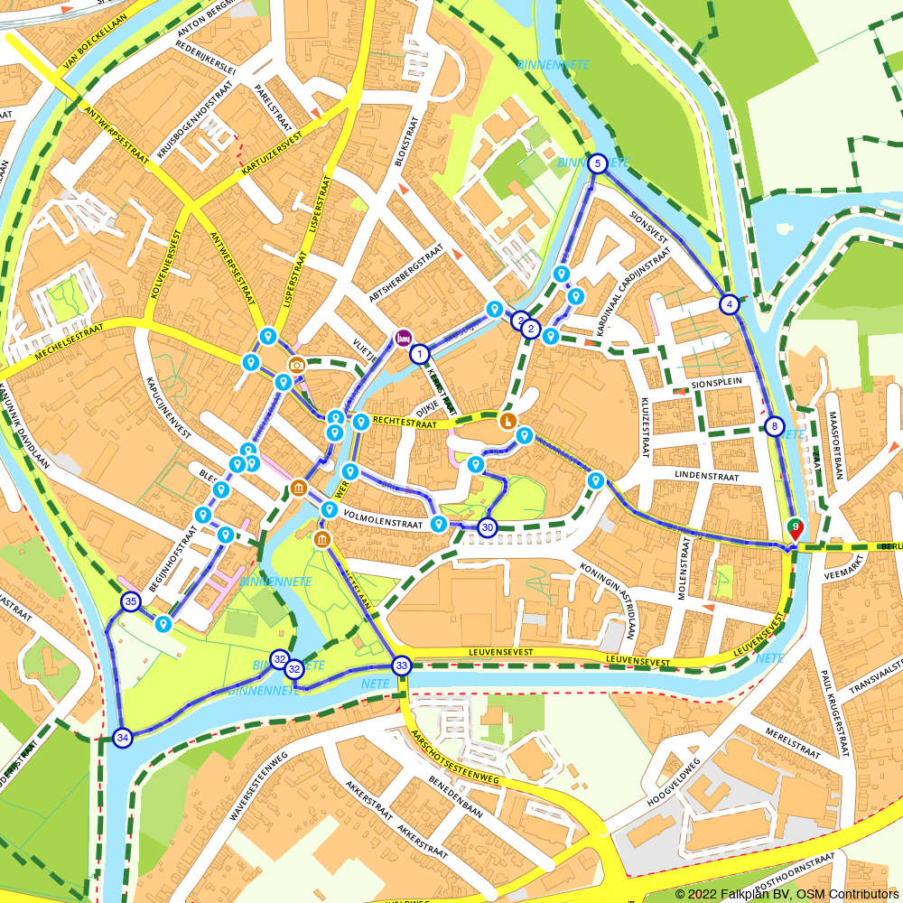 3876823 Tour in the center of Lier