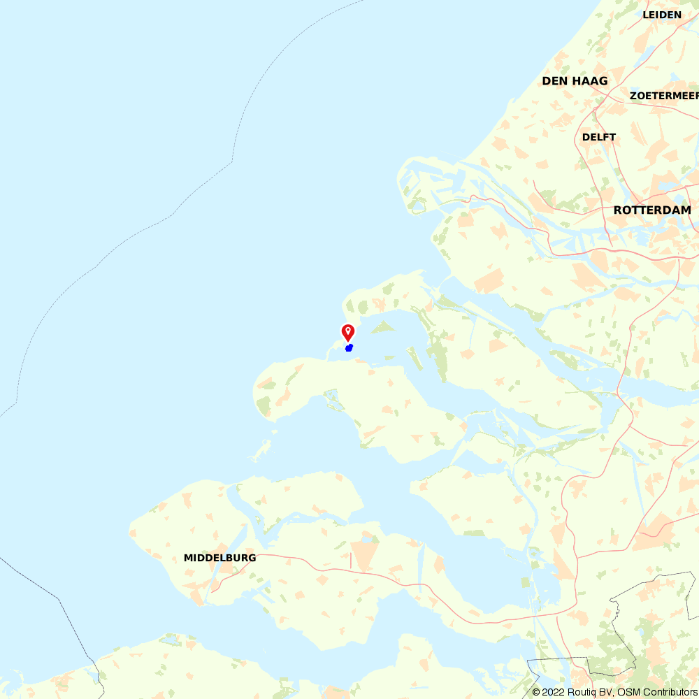 Brouwersdam - Goeree-Overflakkee - Hiking route | Route.nl