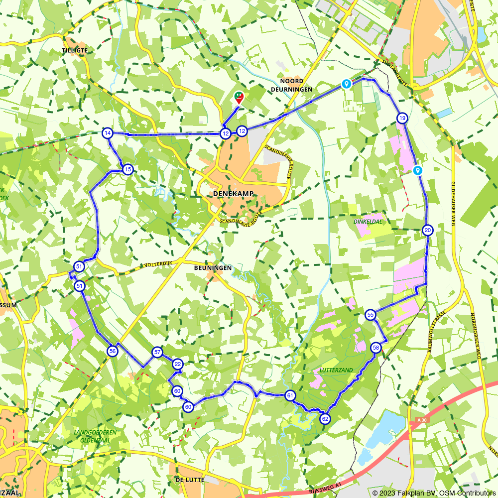 Cycling through the beautiful nature around Denekamp - Dinkelland ...