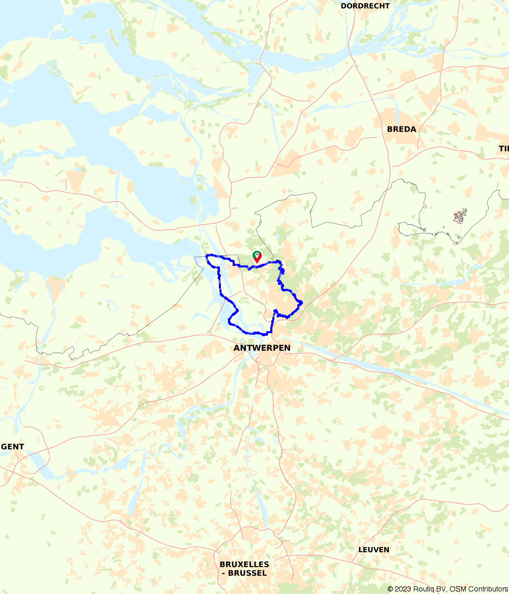 Rondje Putte - Stabroek - Fietsroute | Route.nl