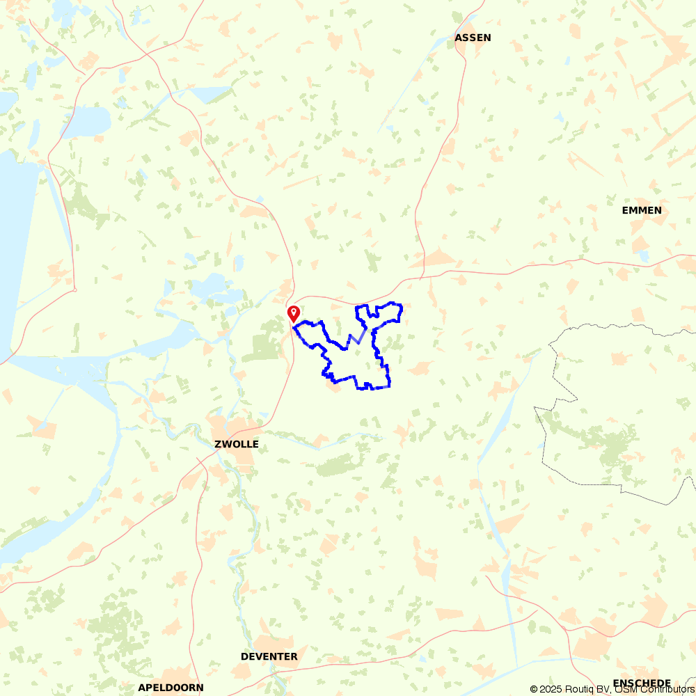 rondom Staphorst - Staphorst - Fietsroute | Route.nl