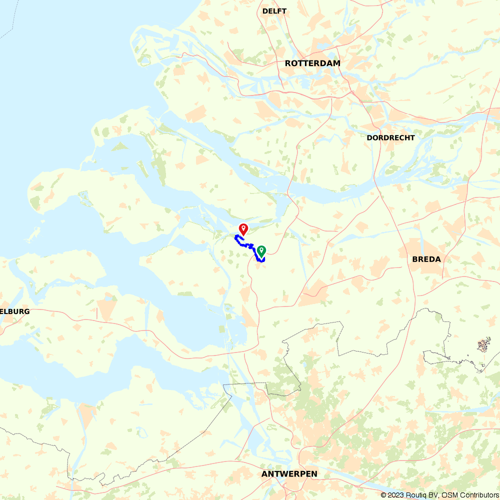 Stb to Benedensas - Steenbergen - Hiking route | Route.nl