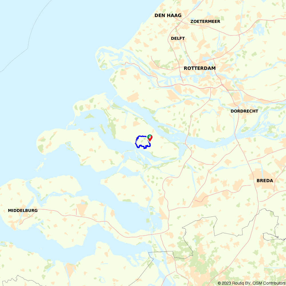 NTL Oude- en Nieuwe Tonge - Goeree-Overflakkee - Wandelroute | Route.nl