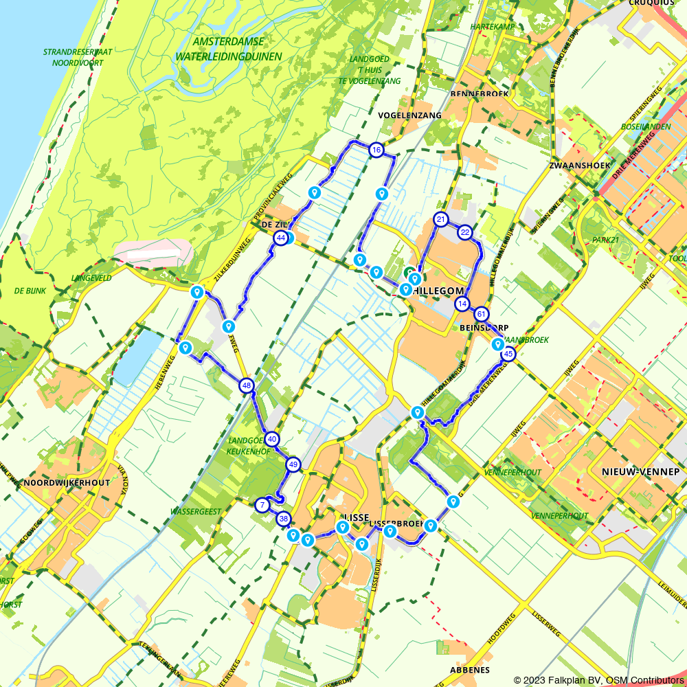King's ride 2023 version 2 Hillegom and Lisse 28 km - Hillegom ...