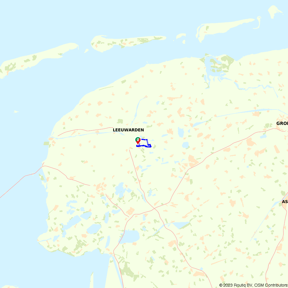 wergea warten - Leeuwarden - Hiking route | Route.nl