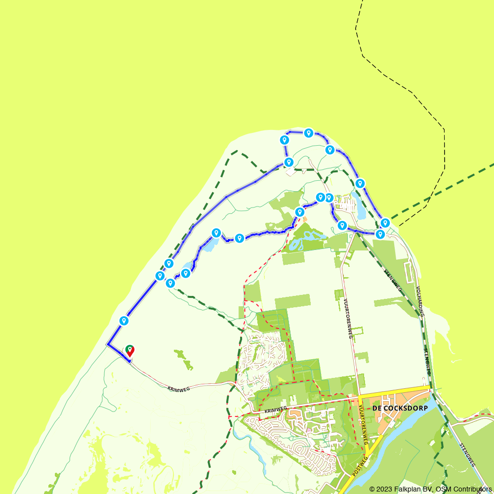 Round Texel Lighthouse - Texel - Hiking route | Route.nl