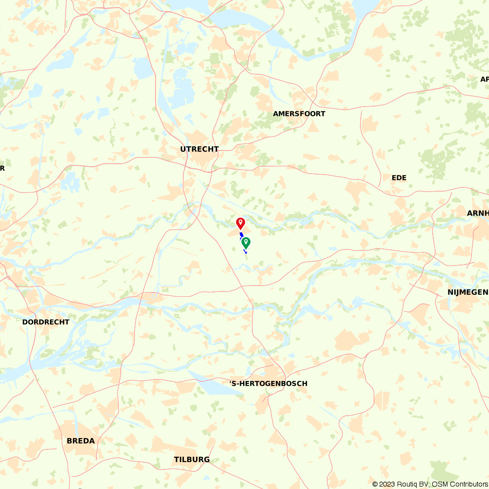 linge rest - West Betuwe - Hiking route | Route.nl