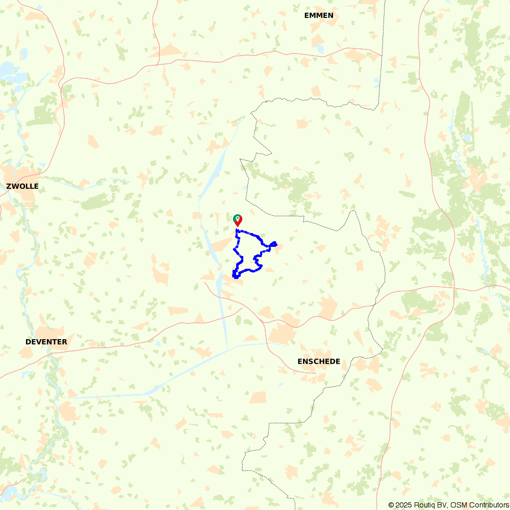 Tour of Tubbergen and Almelo - Tubbergen - Cycling route | Route.nl