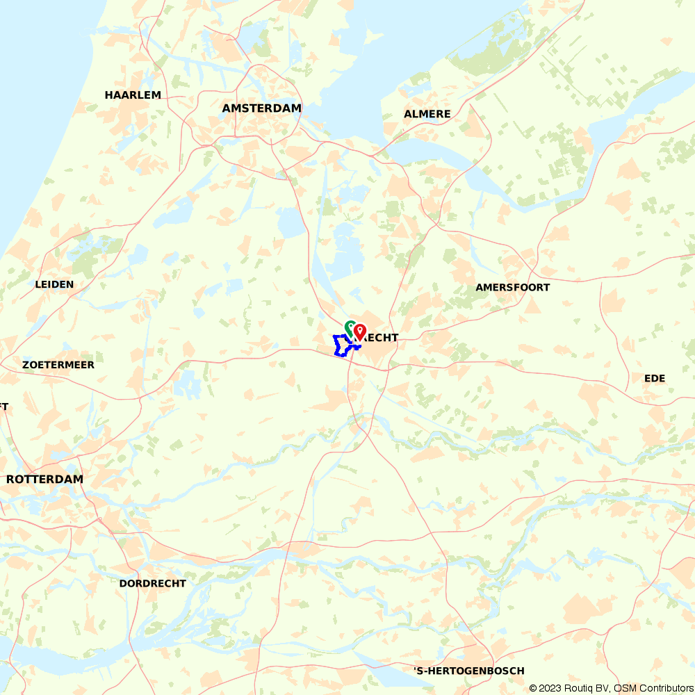 round Leidse Rijn/de Meern - Utrecht - Hiking route | Route.nl