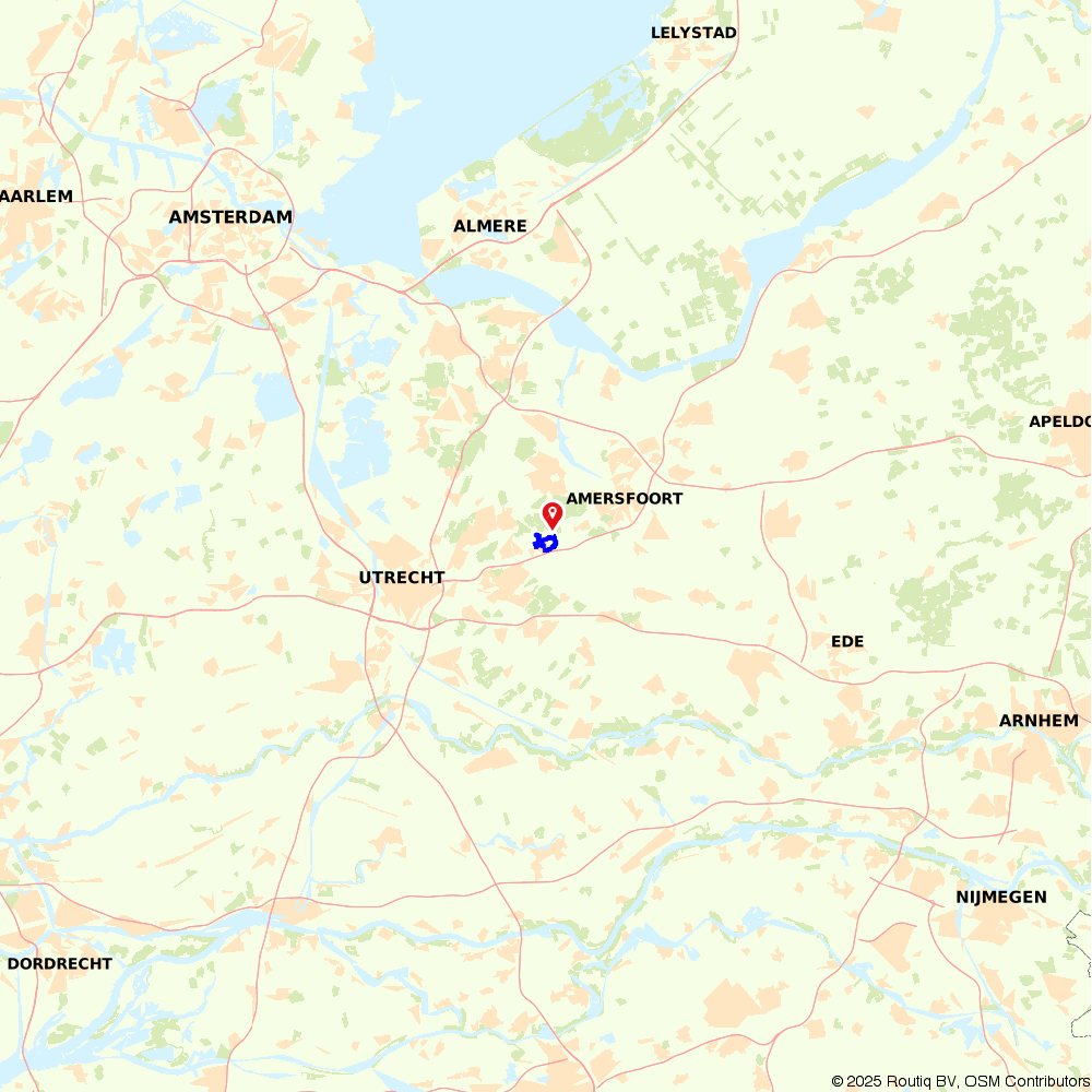 Historic route through Soesterberg - Soest - Hiking route | Route.nl