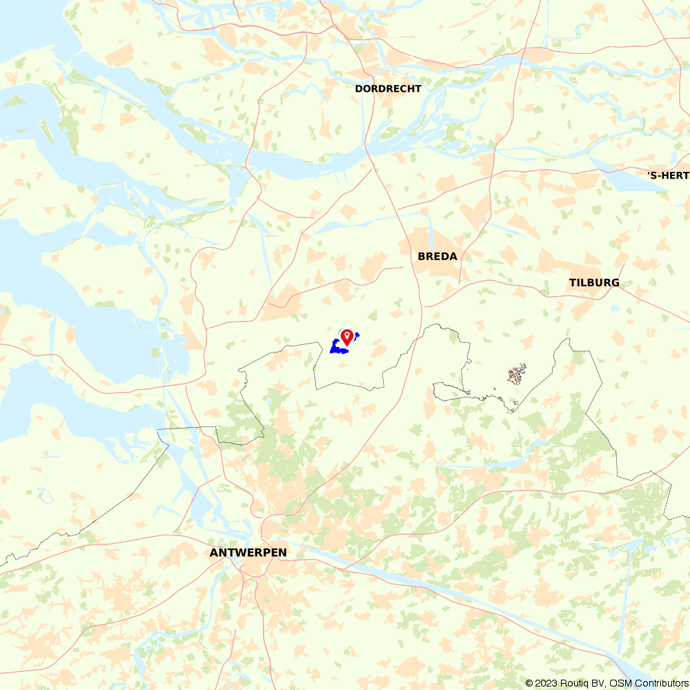 dome route starts pannehuske eight times - Zundert - Hiking route ...
