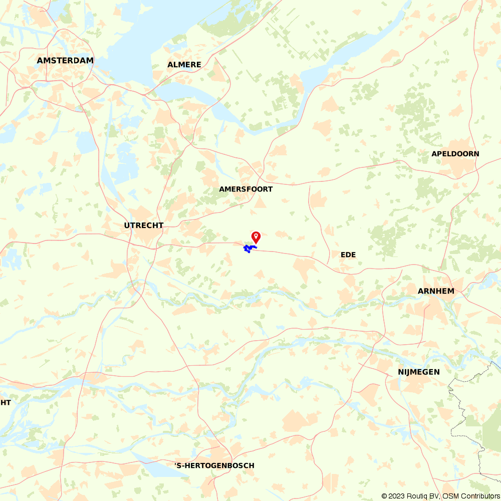 Maarsbergen estate, 6.5 km - Utrechtse Heuvelrug - Hiking route | Route.nl