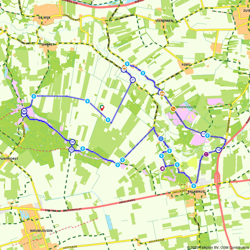 Reestdal Wine Safari by bike - Hardenberg - Cycling route | Route.nl