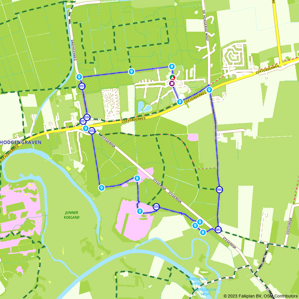 Vechtdal walk Junner Koeland - Ommen - Hiking route | Route.nl