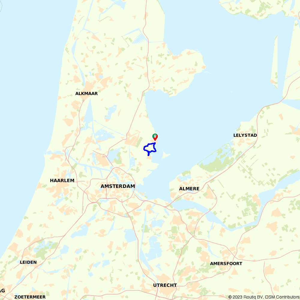 Volendam Monnickendam - Edam-Volendam - Hiking route | Route.nl