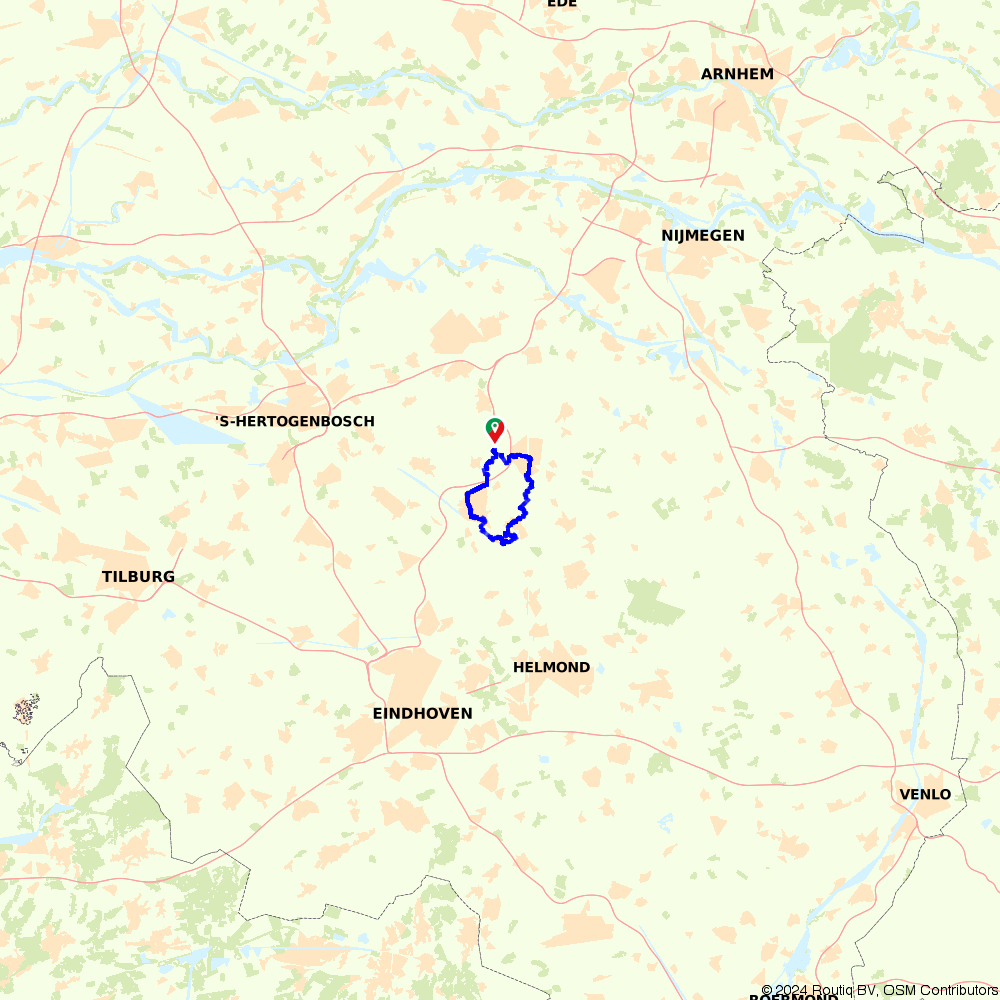 Uden-Veghel 3 - Uden - Cycling route | Route.nl