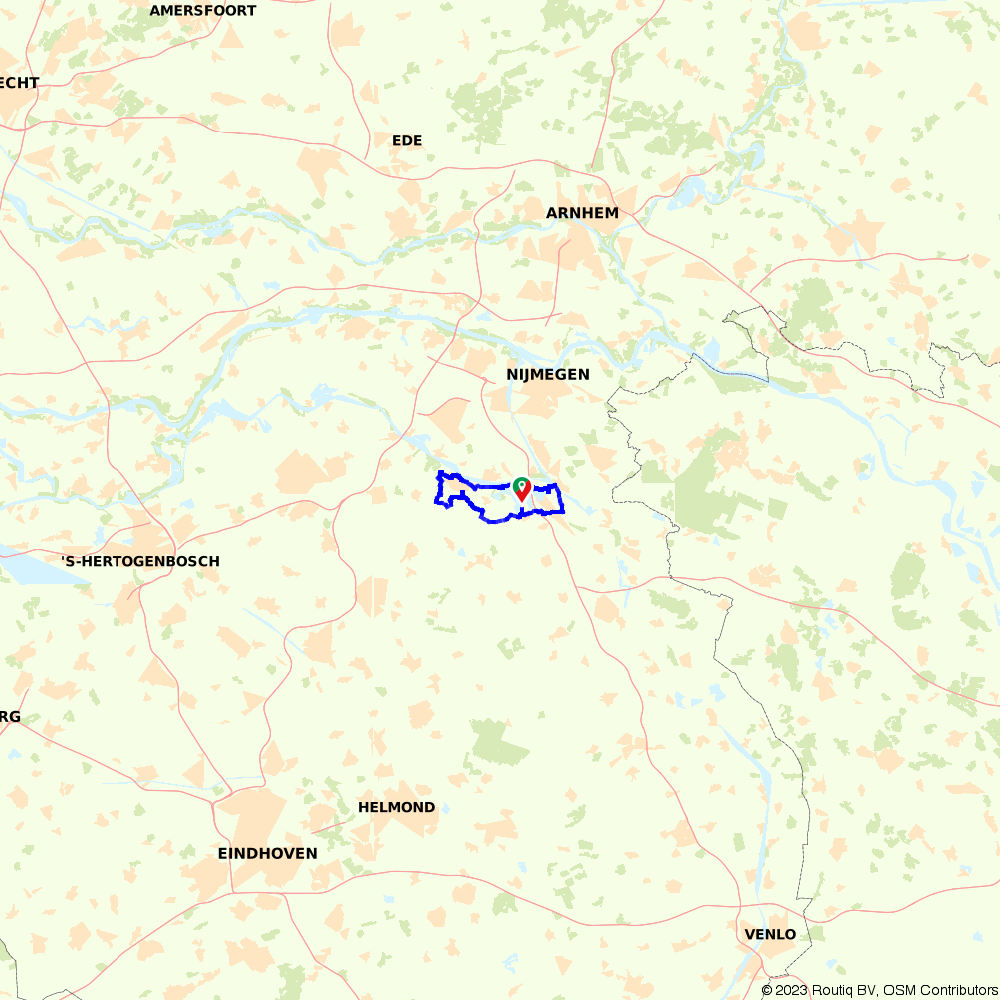 Beerse Maas Route - Cuijk - Cycling route | Route.nl