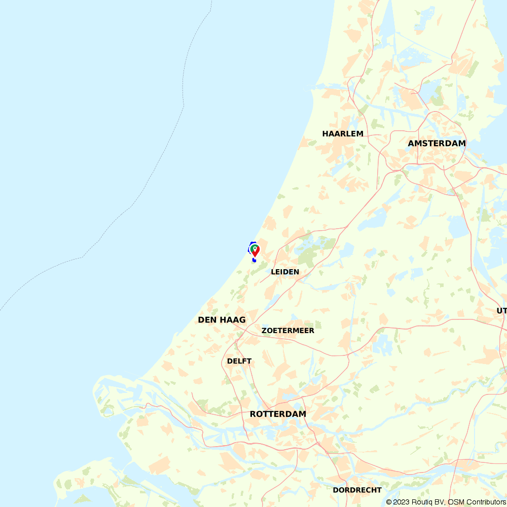 round Katwijk 1 - Katwijk - Hiking route | Route.nl