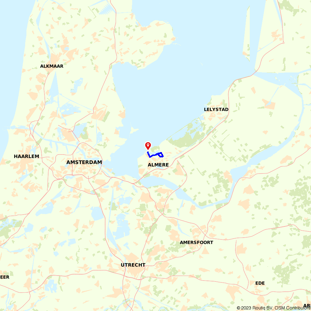 Noorderplassen Waterwijk - Almere - Wandelroute | Route.nl