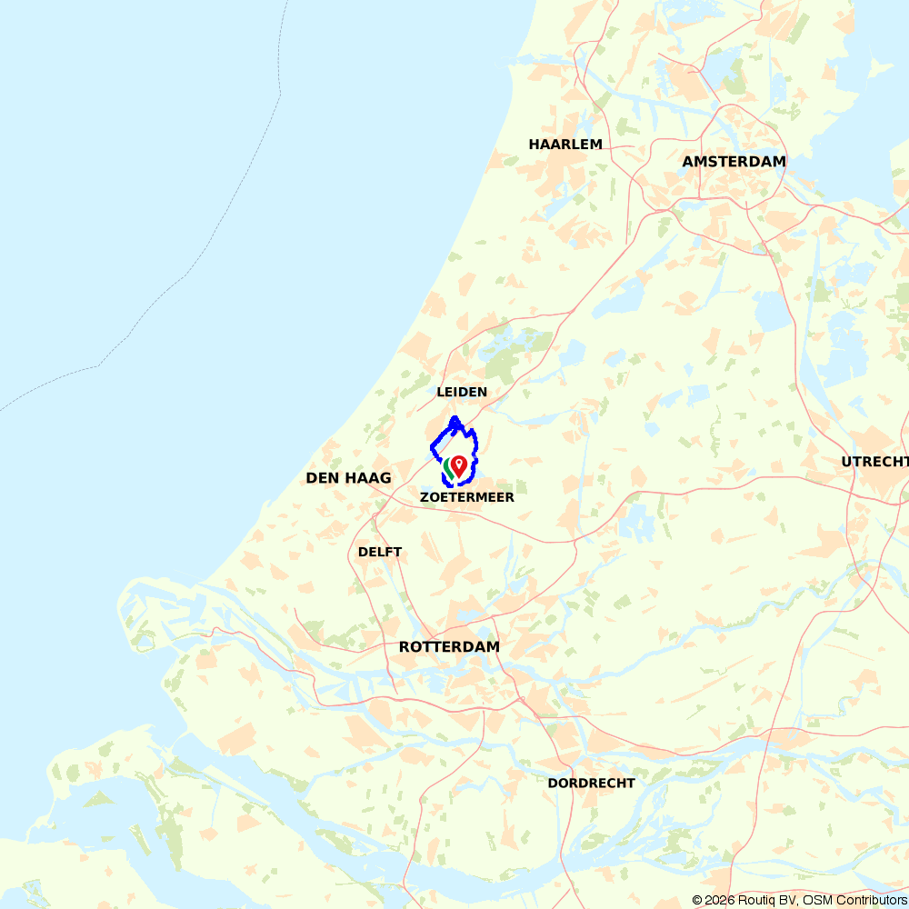Zoetermeer nature tour 20km - Zoetermeer - Hiking route | Route.nl