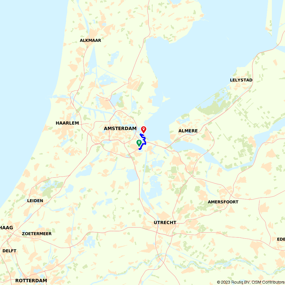 Gaasperplas to IJburg - Amsterdam - Hiking route | Route.nl