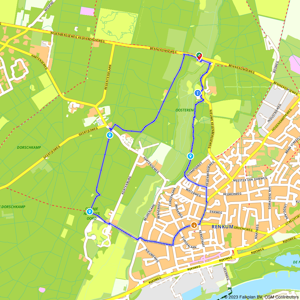 Tour of Renkum and Renkums Beekdal - Renkum - Hiking route | Route.nl